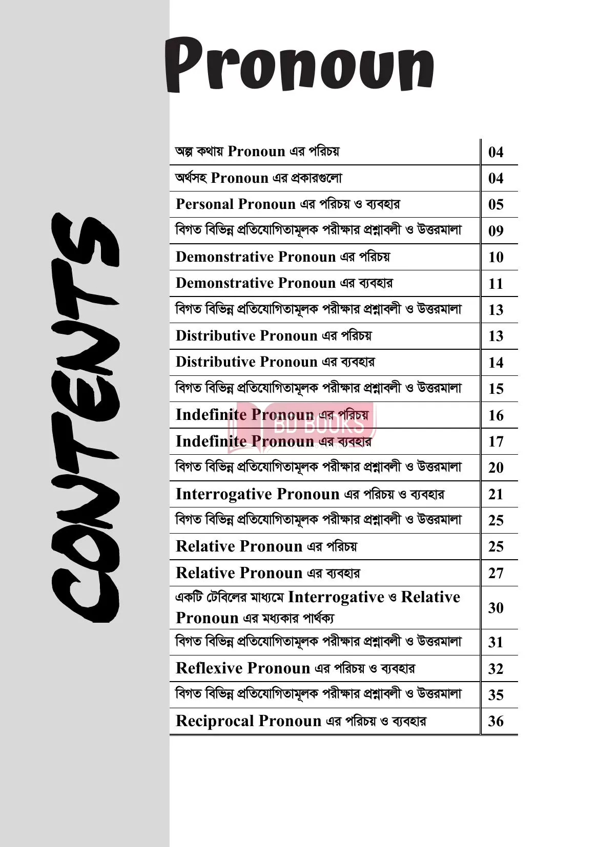 Consummate Parts Of Speech Grammar Package BD Books Online Bookstore