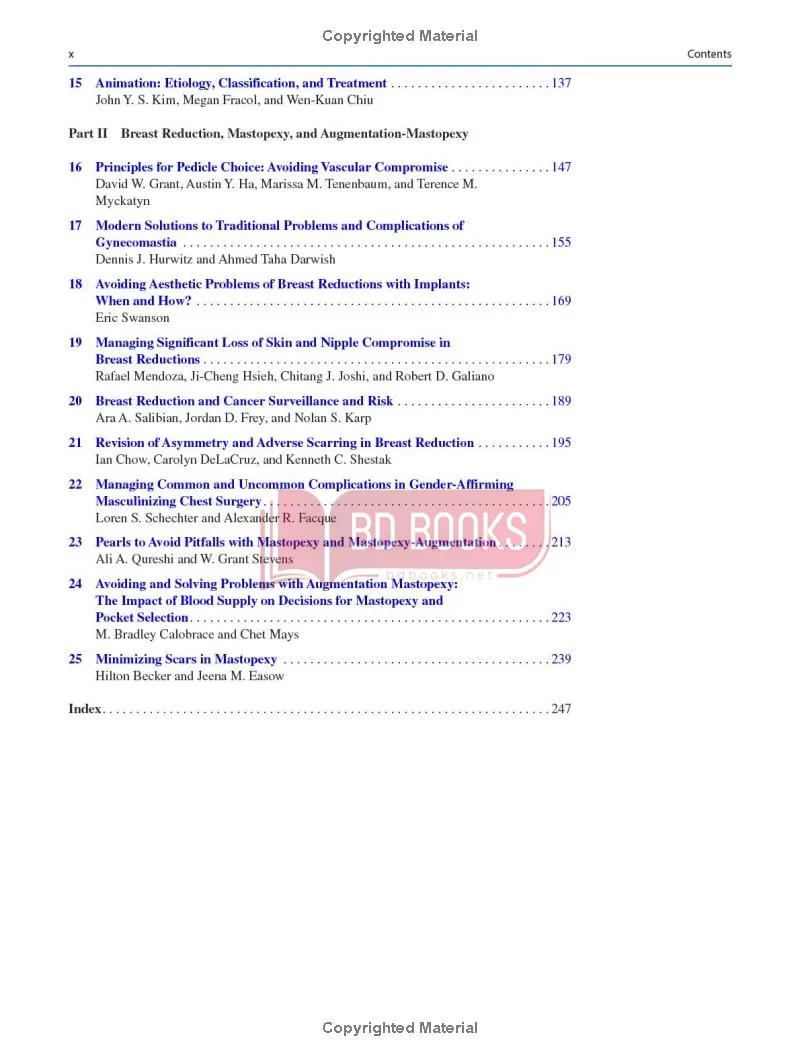 Managing Common And Uncommon Complications Of Aesthetic Breast Surgery