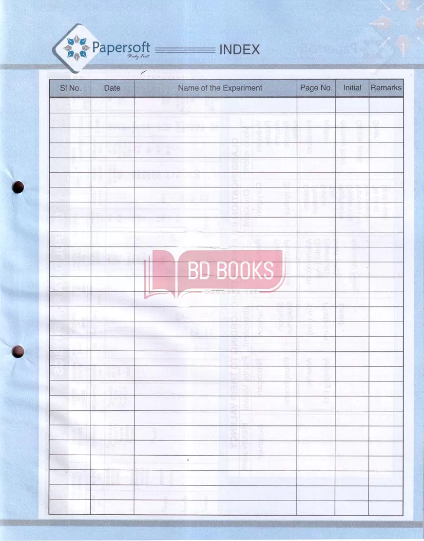 Papersoft Chemistry Practical Note Book | BD Books- Online Bookstore in ... Papersoft Chemistry Practical Note Book | BD Books- Online Bookstore in ...